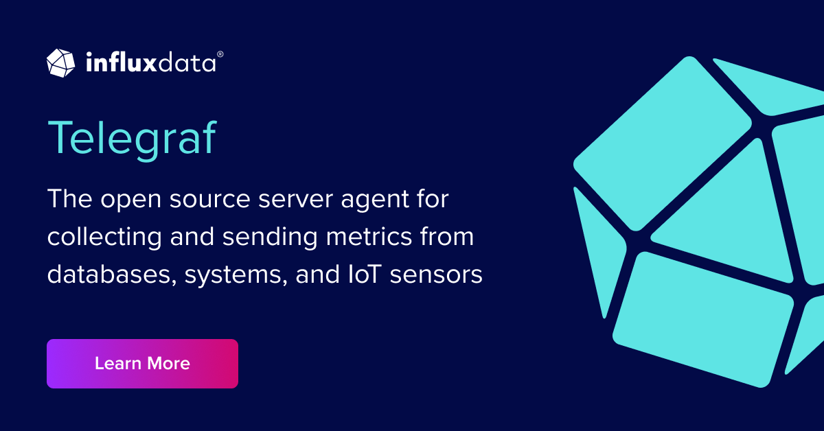 Telegraf Open Source Server Agent Influxdb